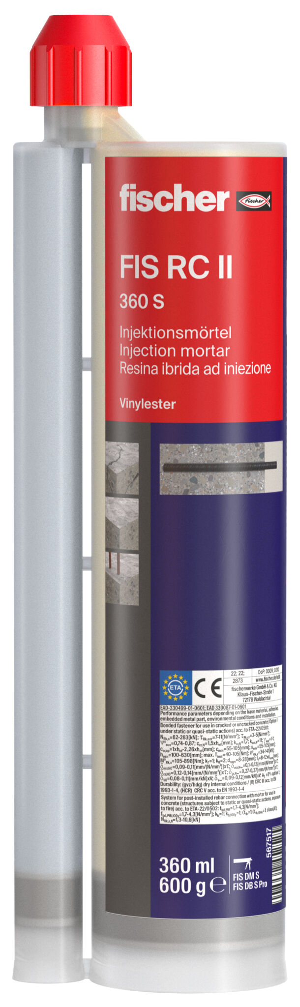 Kimyasal dübel FIS RC II